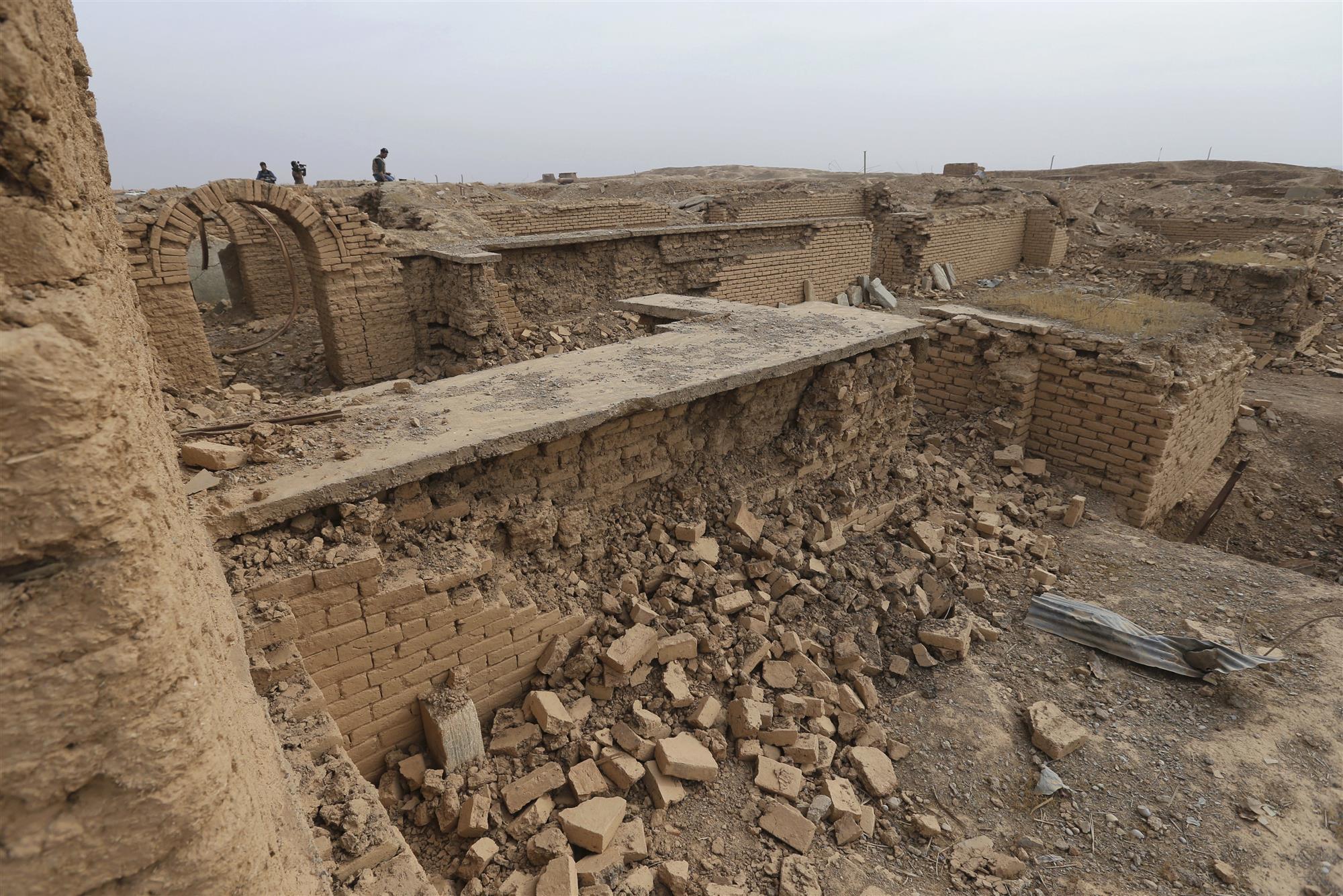 Nimrud, la antigua capital de Asiria, se encuentra hecha pedazos