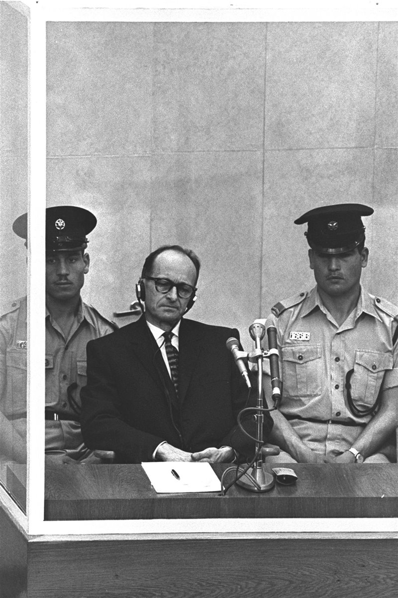 Adolf Eichmann, el criminal nazi que fue condenado en Jerusalén