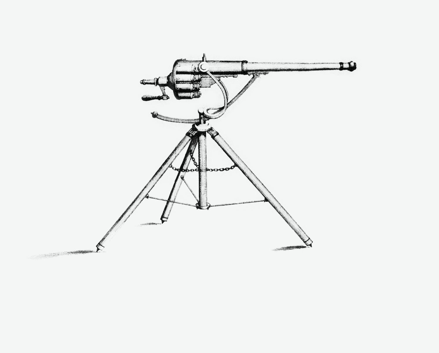 La pistola de Puckle, el primer paso hacia la ametralladora