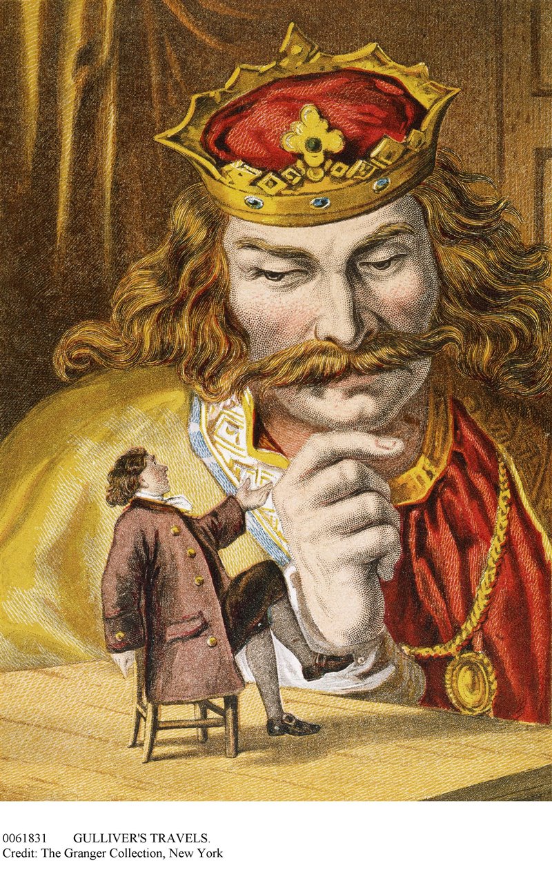Jonathan Swift, autor de "Los viajes de Gulliver"