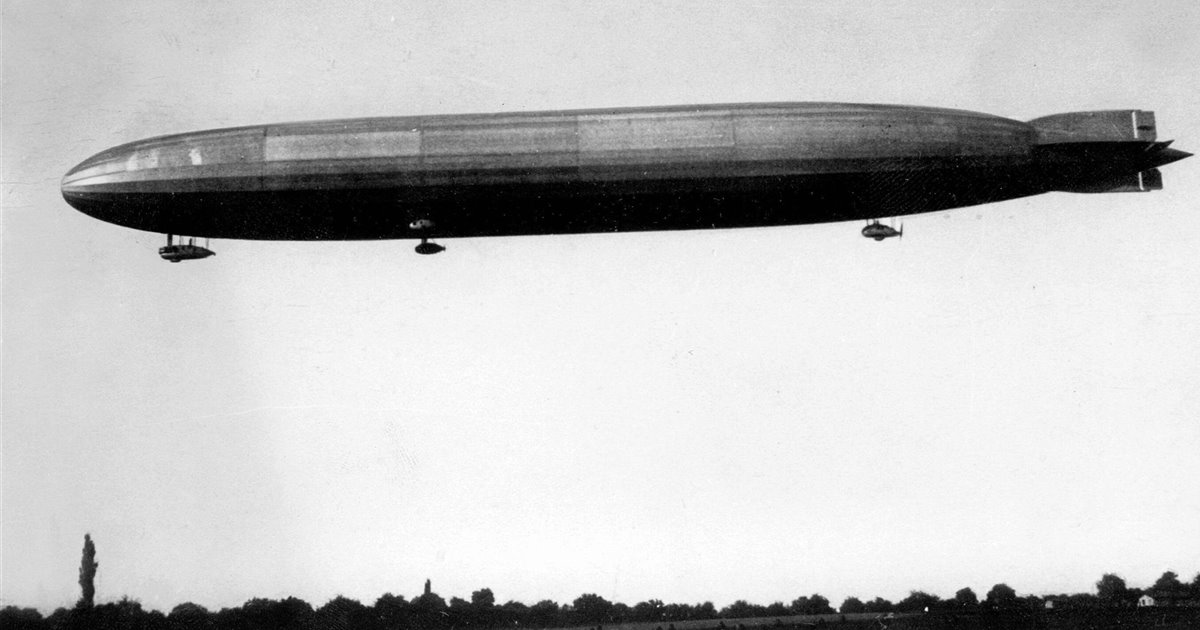 El épico viaje del zepelín alemán L59 durante la Primera Guerra Mundial