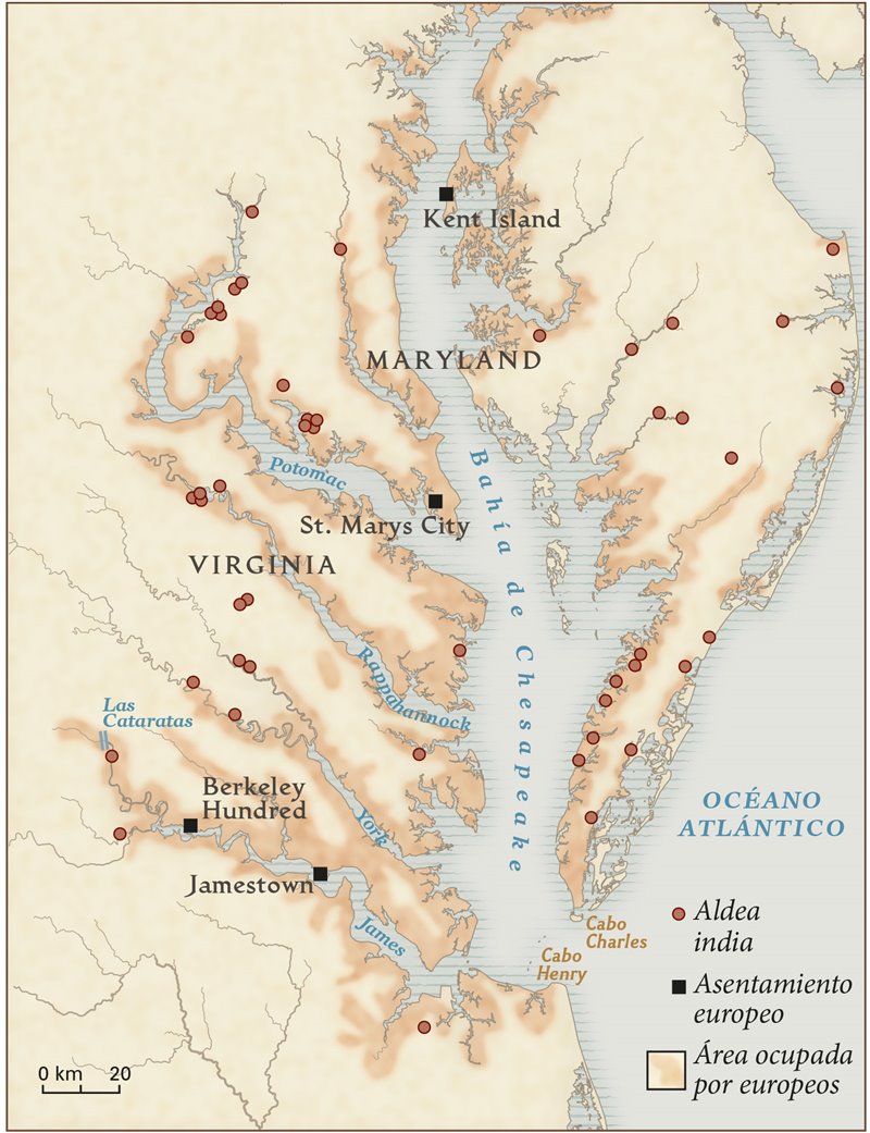 Mapa De La Colonia De Virginia US Southern Colonies Colony Of Virginia