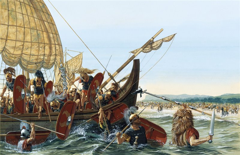La conquista de Britannia por el Imperio Romano