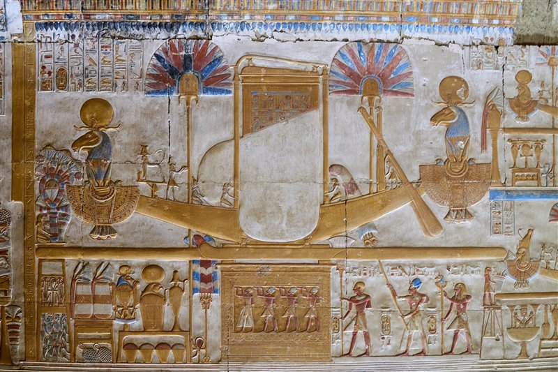 El impresionante templo funerario del faraón Seti I en Abydos