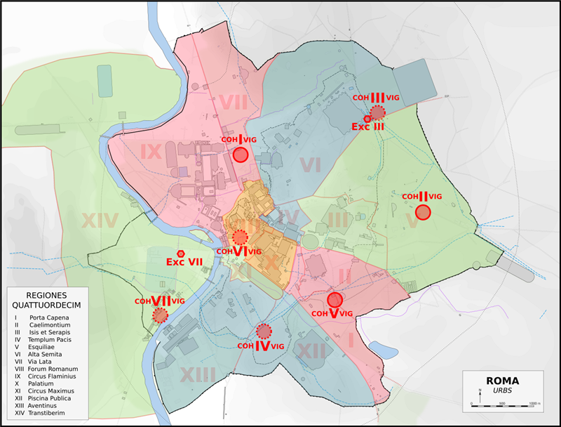 Los vigiles, el cuerpo de bomberos de la antigua Roma