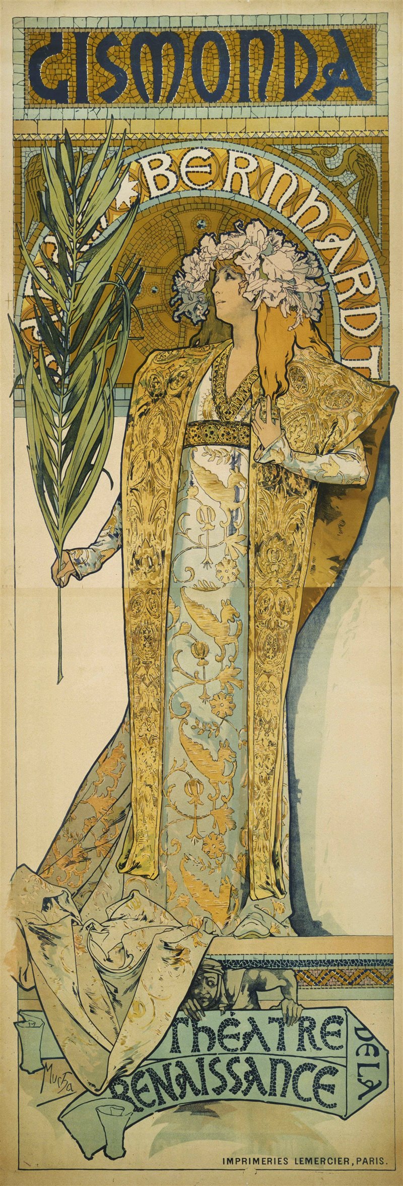 Alphonse Mucha, el gran cartelista del "art noveau"
