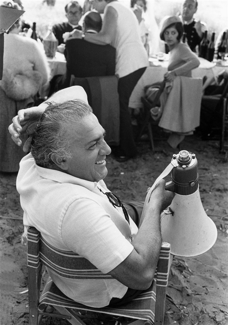 Federico Fellini, el gran cineasta italiano que filmó "La dolce vita"