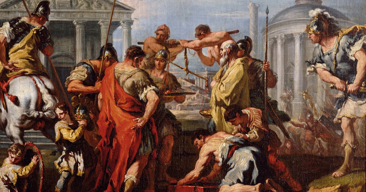 Los galos saquean Roma