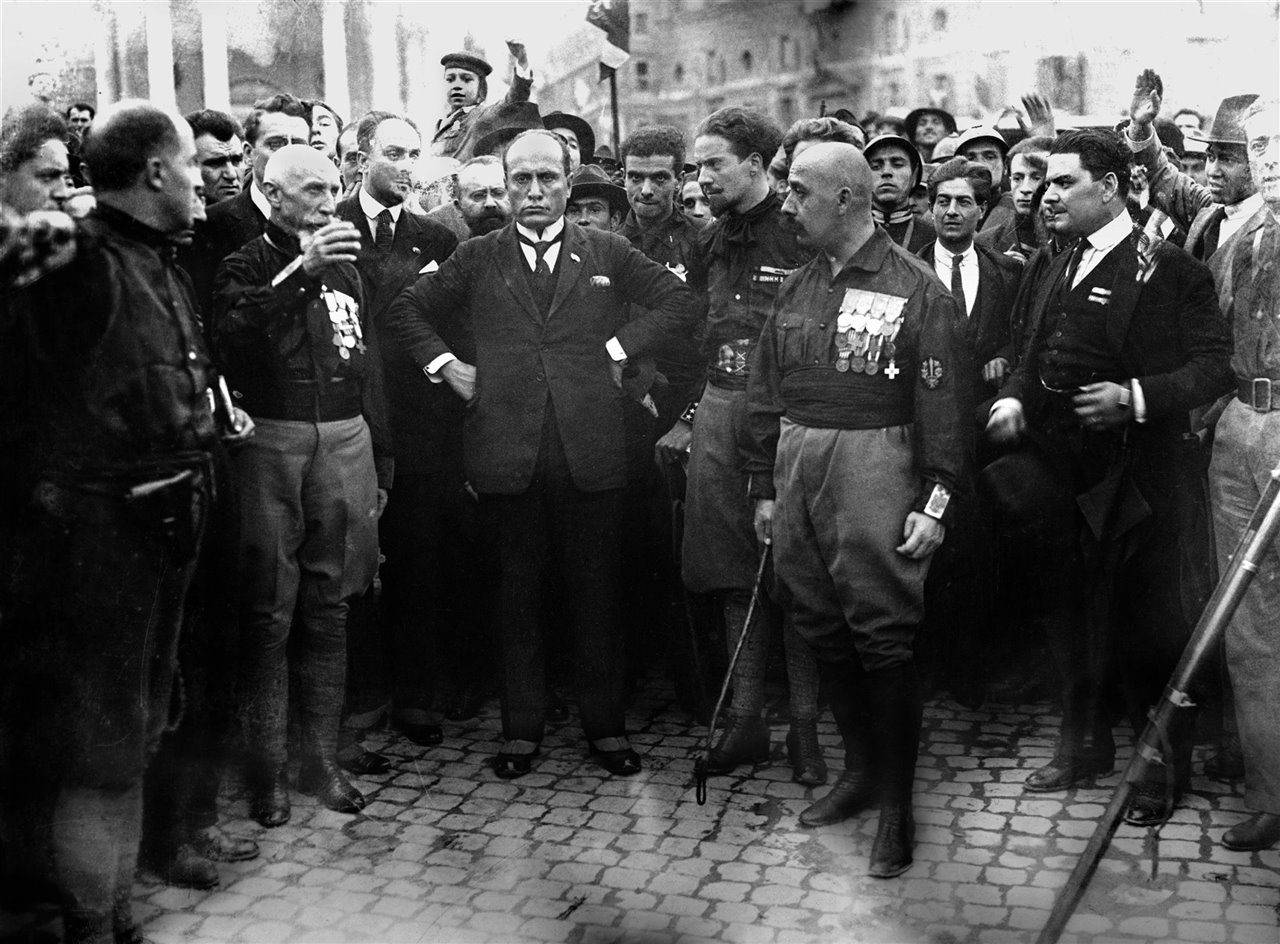 La Marcha sobre Roma: el asalto de Mussolini al poder en imágenes