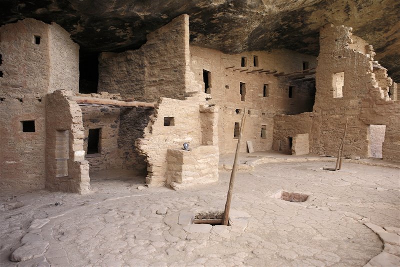Dentro De Las Viviendas De Los Acantilados De Anasazi