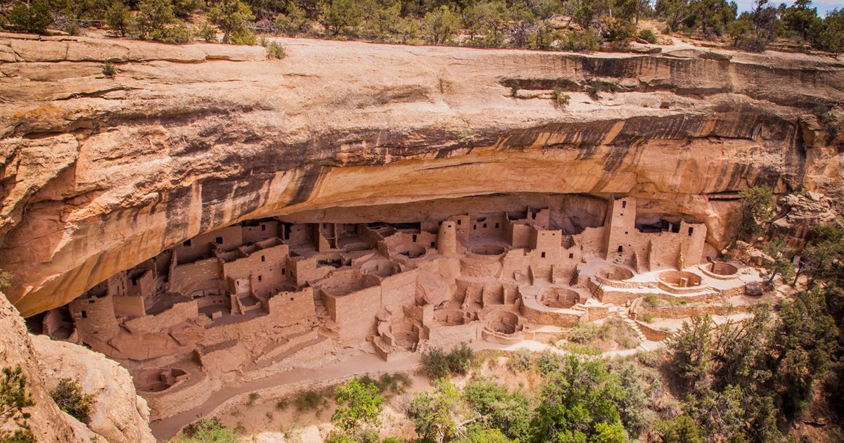 Dentro De Las Viviendas De Los Acantilados De Anasazi