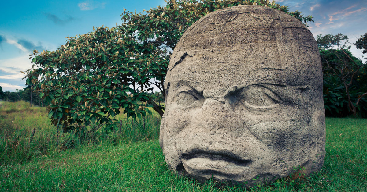 El hallazgo de las colosales cabezas olmecas de piedra en La Venta