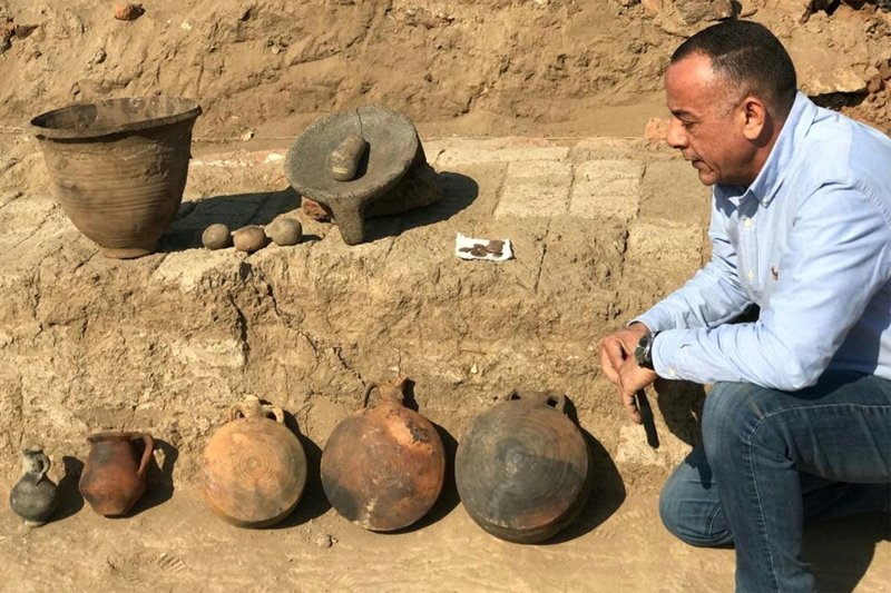 Descubren los restos de una "ciudad residencial" romana cerca del templo de Luxor