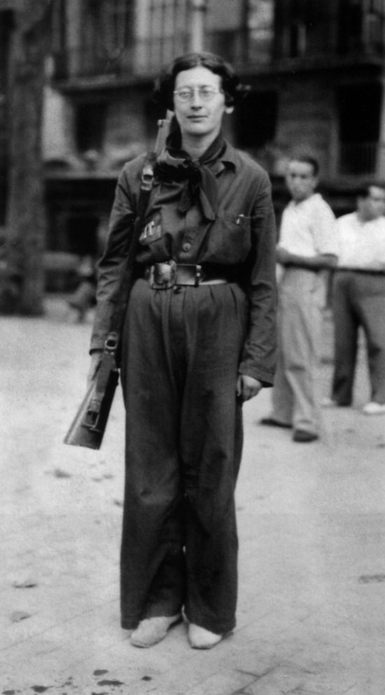 Simone Weil, la pacifista que luchó en la Guerra Civil española contra ...