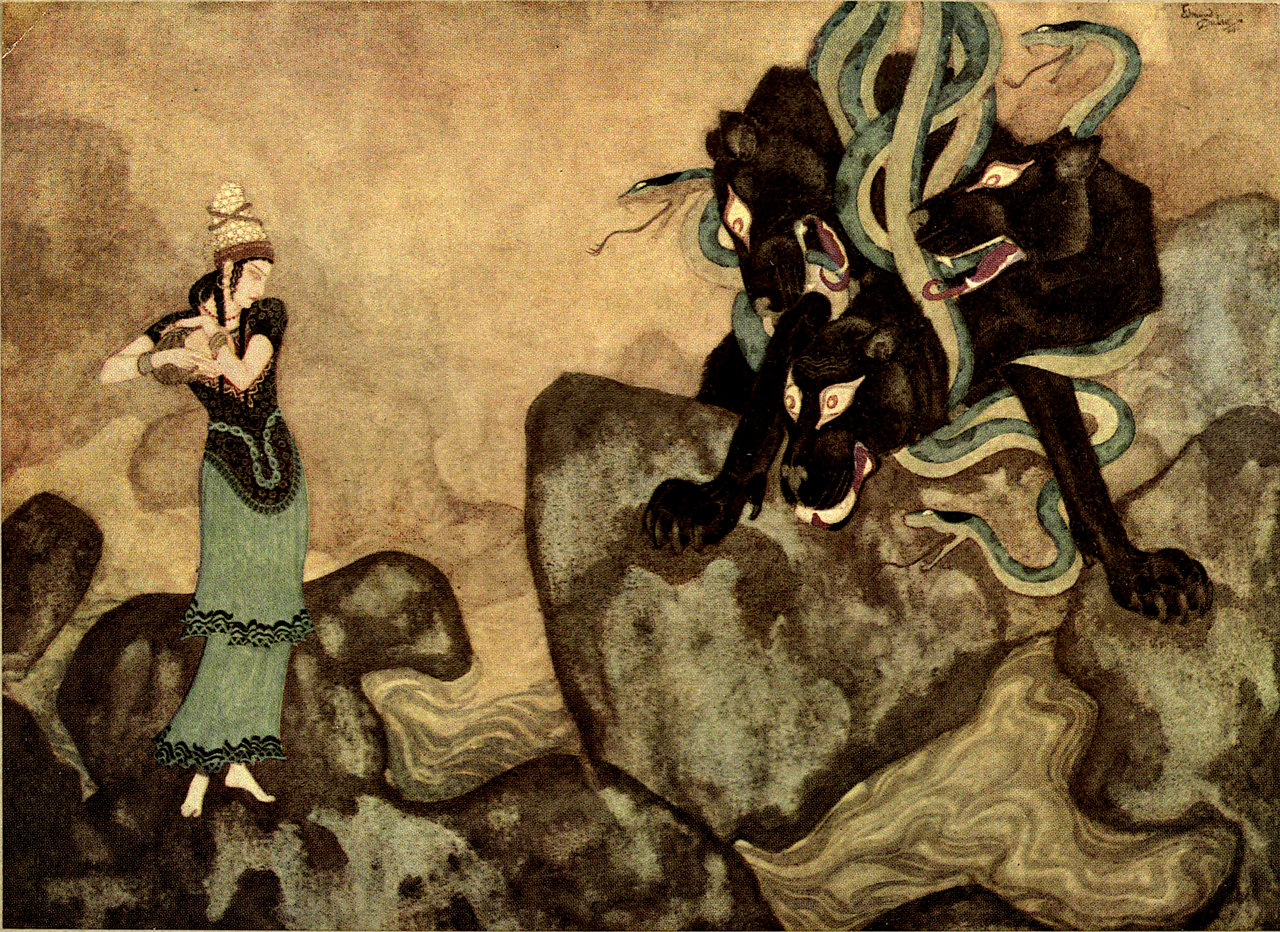 Cerbero, el perro con tres cabezas que vigilaba el infierno griego