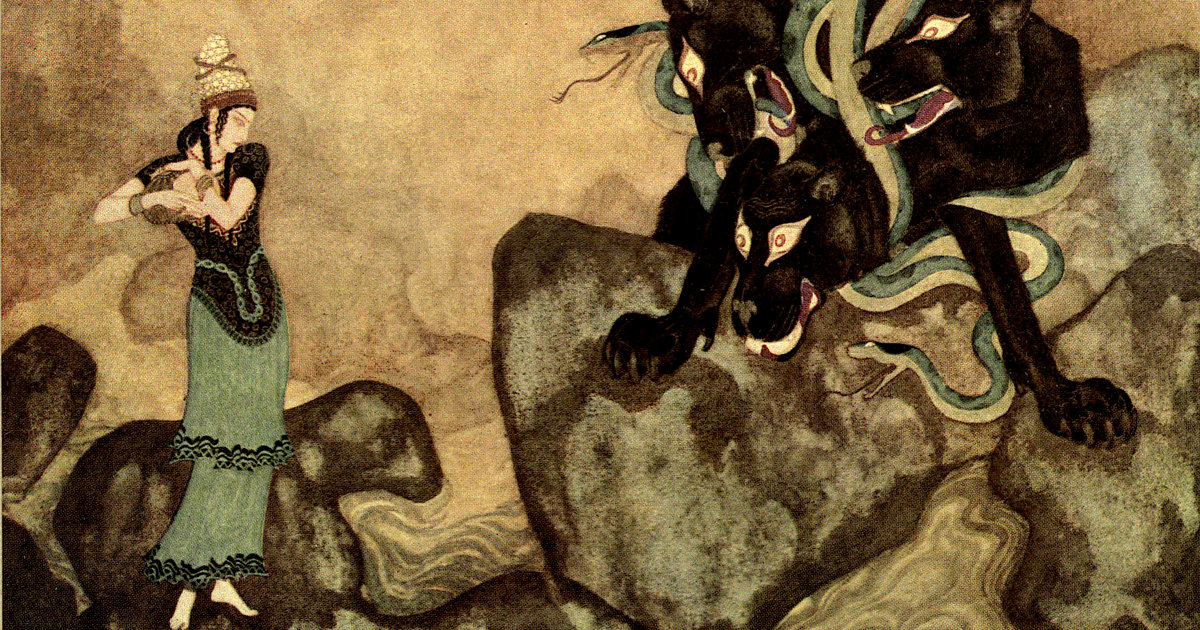 Cerbero, el perro con tres cabezas que vigilaba el infierno griego