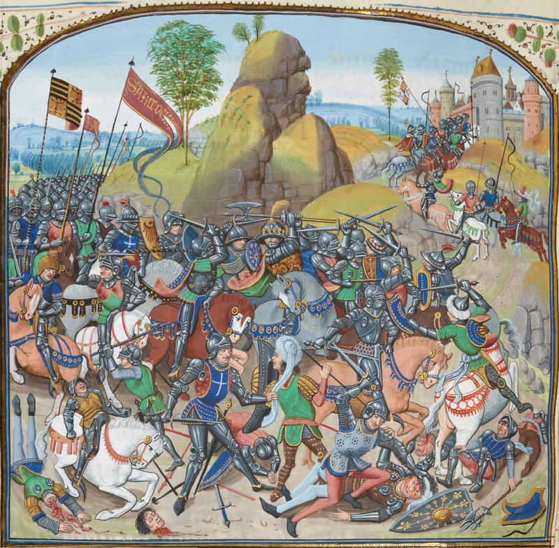 La caballería medieval, aventuras en busca de la fama