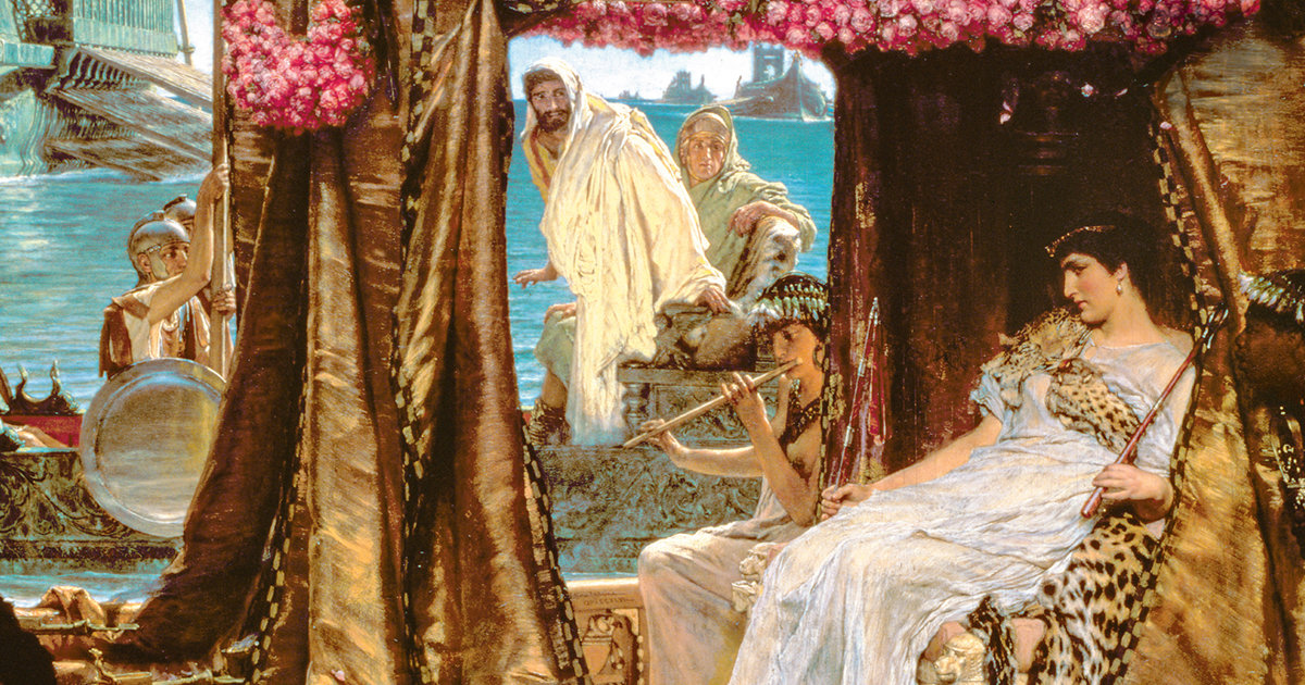 Cleopatra y Marco Antonio, una historia de política y pasión