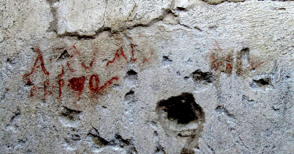 Descubren en Pompeya varias inscripciones pidiendo el voto para Aulus ...