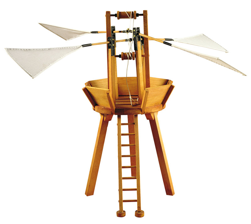 Las máquinas voladoras de Leonardo da Vinci