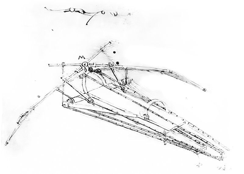 Las máquinas voladoras de Leonardo da Vinci