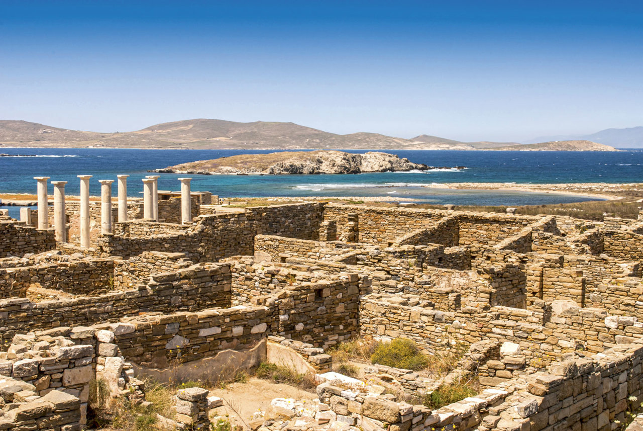 Delos, la ciudad santuario del dios Apolo