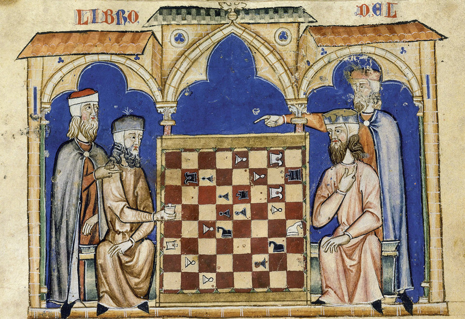 El ajedrez, juego de reyes de la Edad Media