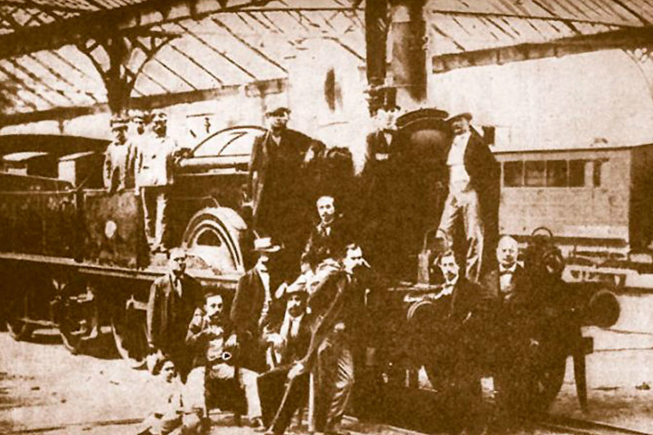 Celebramos el 175 aniversario del primer tren de España