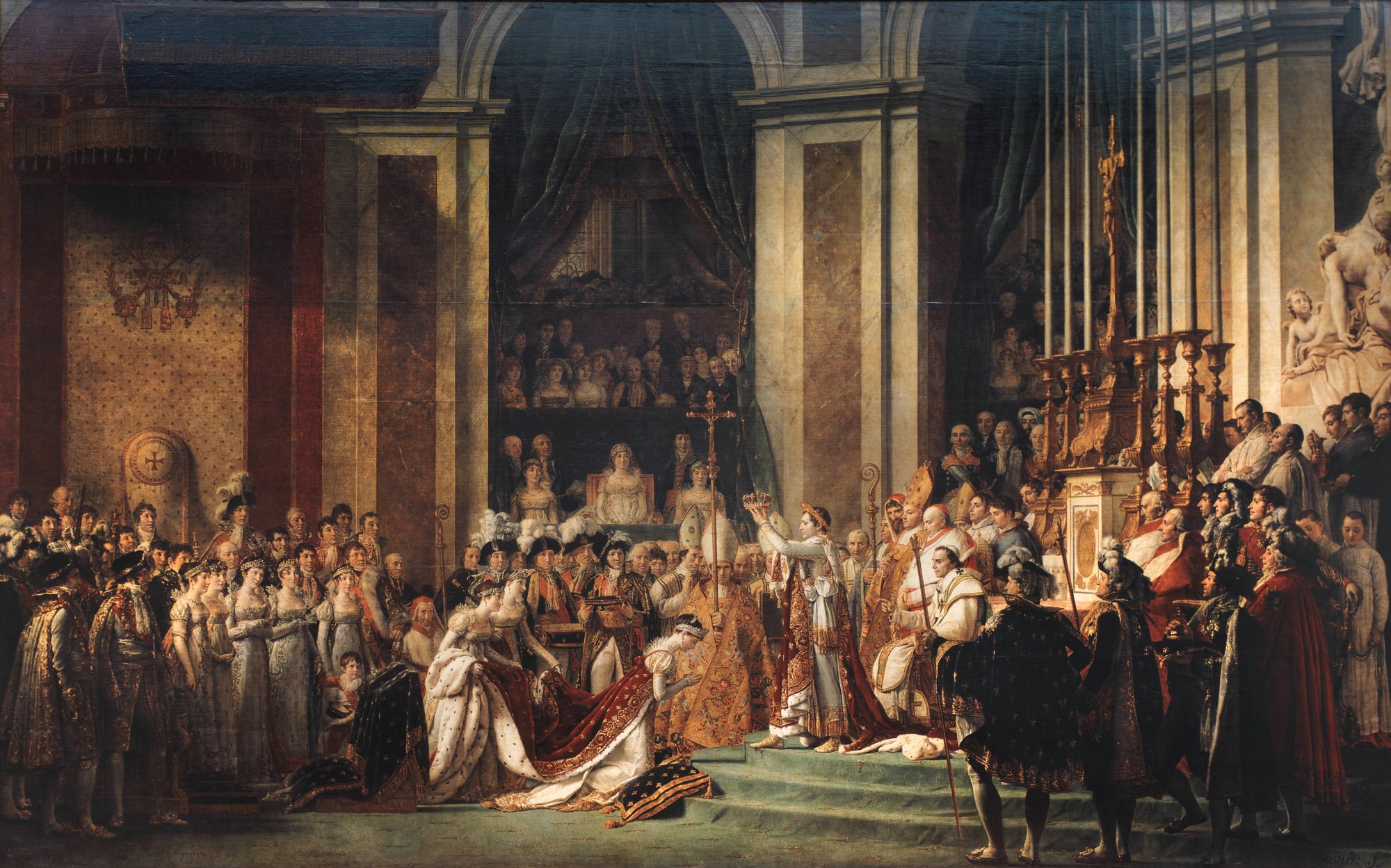 La coronación de Napoleón, el apogeo del emperador