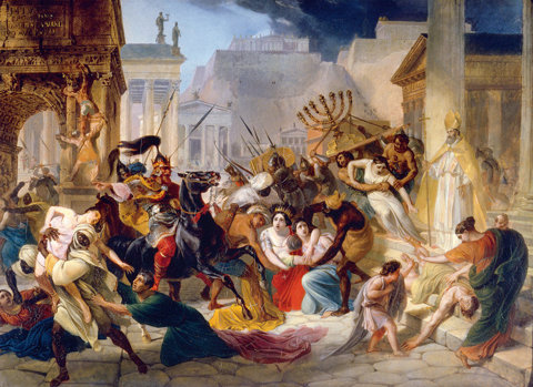 Las invasiones bárbaras, la agonía del Imperio romano