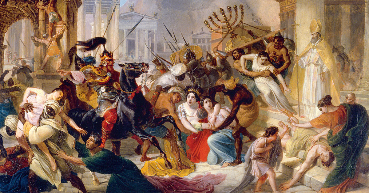 Las invasiones bárbaras, la agonía del Imperio romano