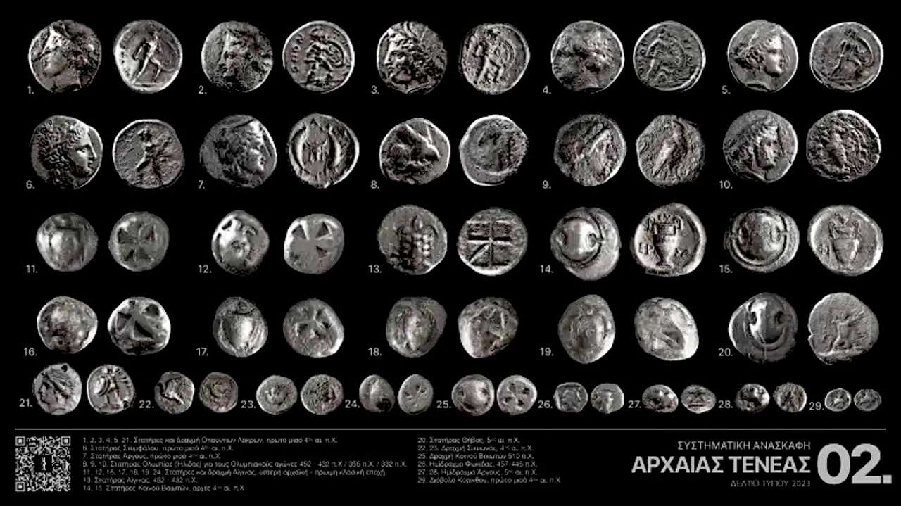 Hallan un excepcional conjunto de monedas del siglo VI a.C. en Grecia
