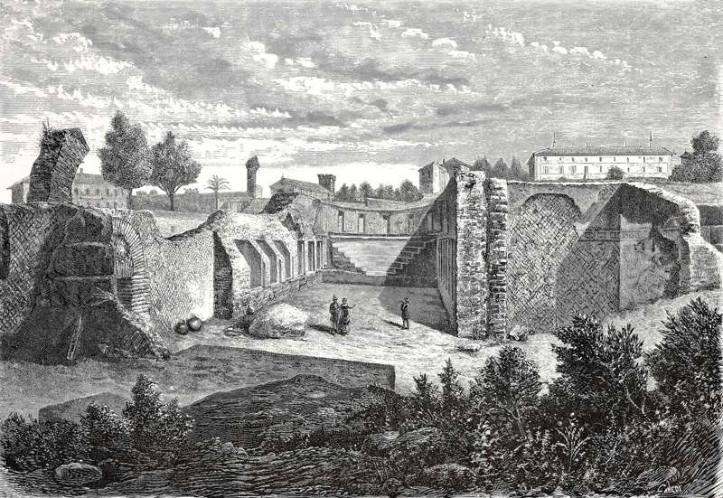 Así se descubrió la magnífica villa de Mecenas en Roma