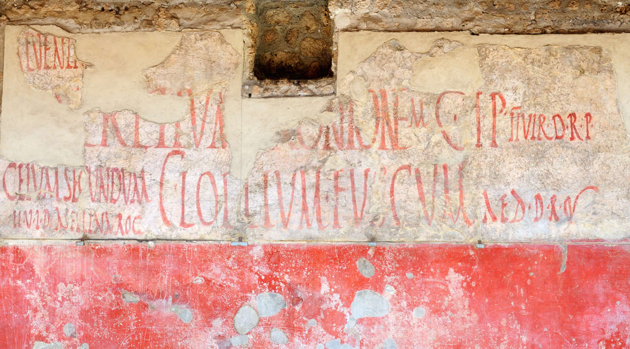 Elecciones en Pompeya, el arte de la propaganda política en la antigua Roma