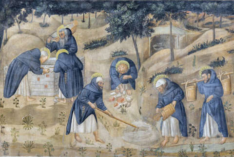 Un día en la vida de un monasterio medieval