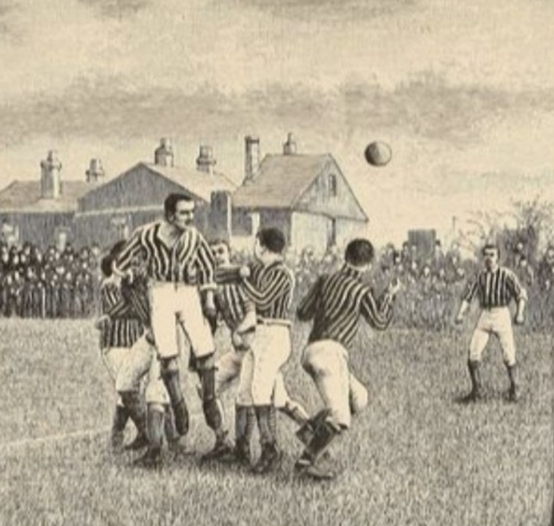 ¿Cuándo se disputó el primer partido de fútbol de la historia?