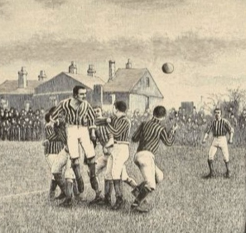 ¿Cuándo se disputó el primer partido de fútbol de la historia?