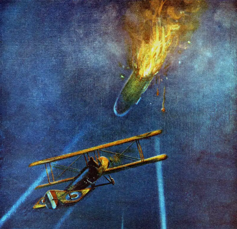 Muerte en el aire: El bombardeo de Londres por los zepelines del Káiser