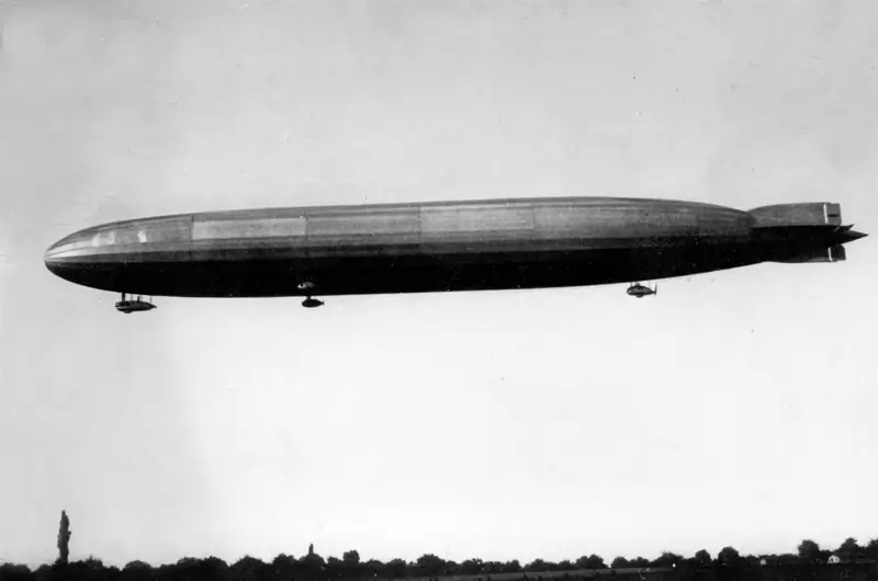 El épico viaje del zepelín alemán L59 durante la Primera Guerra Mundial