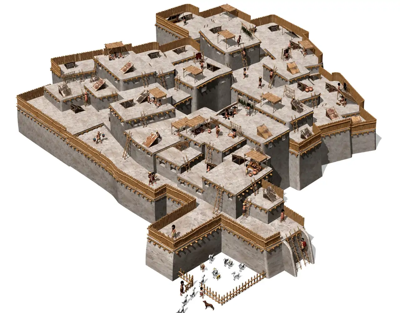 Çatal Hüyük, la primera ciudad de la historia, surgida hace 9.000 años