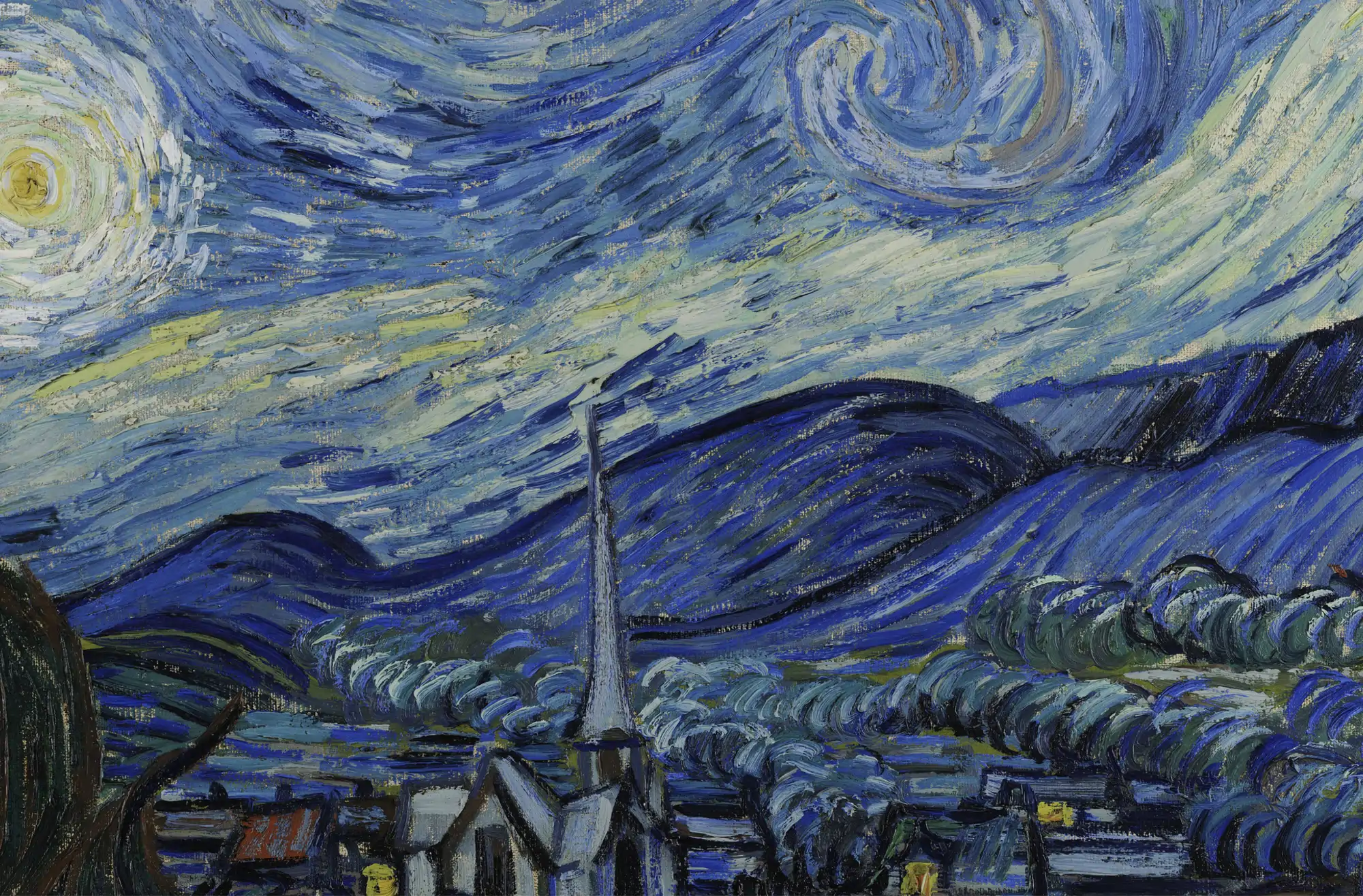 Noche estrellada, el maravilloso paisaje inventado por Van Gogh