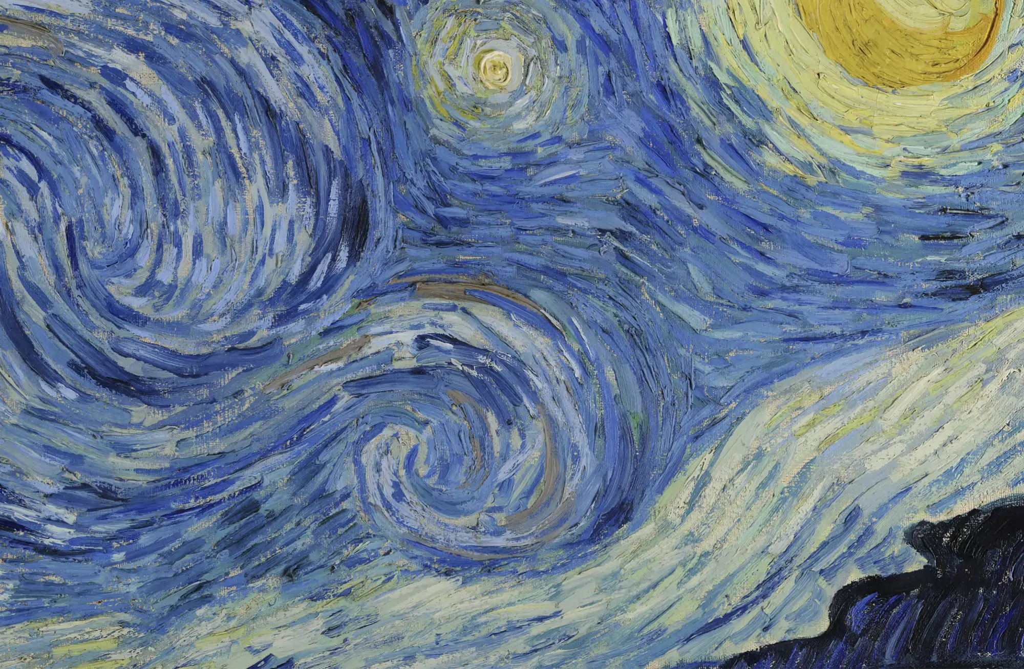 Noche estrellada, el maravilloso paisaje inventado por Van Gogh