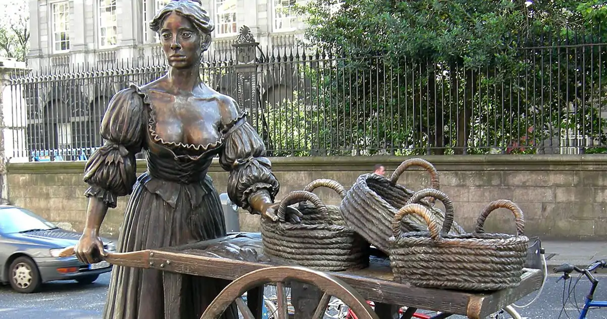¿Quién era Molly Malone y por qué tiene una estatua en Dublín?