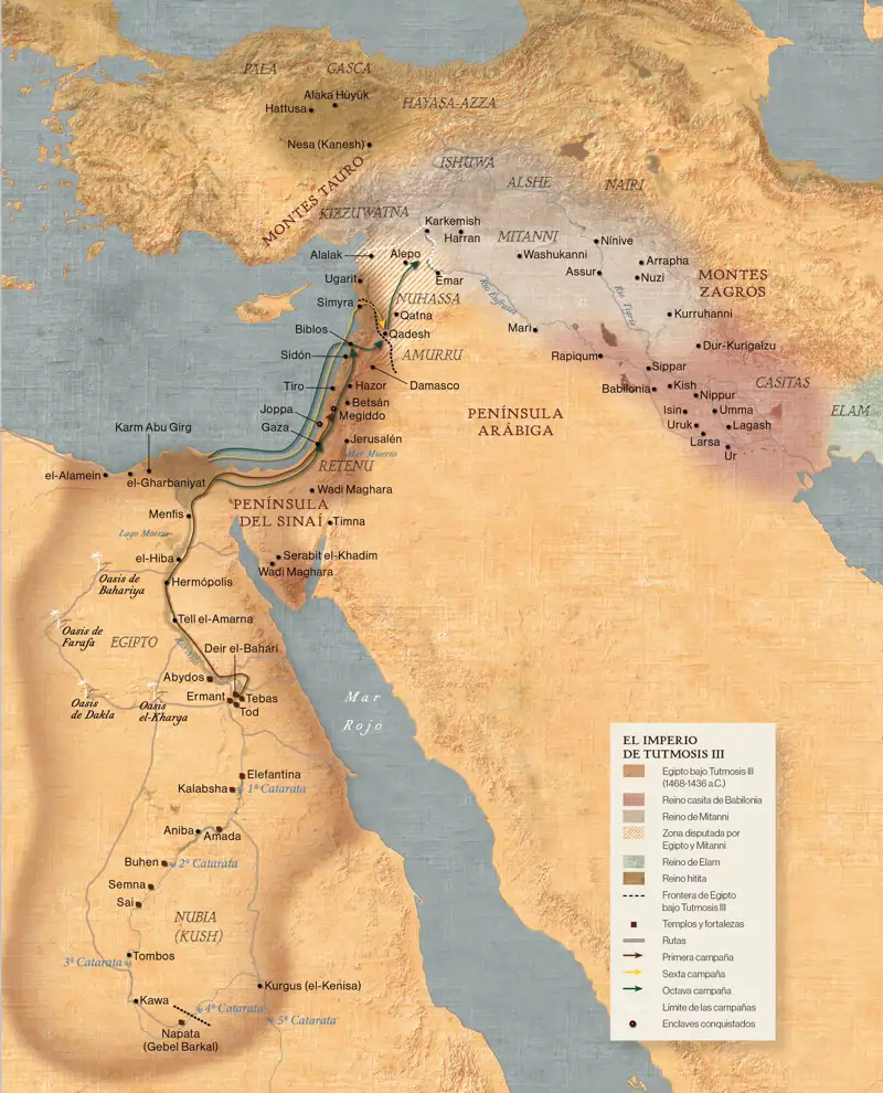 Tutmosis III, el "Napoleón egipcio" que conquistó Oriente