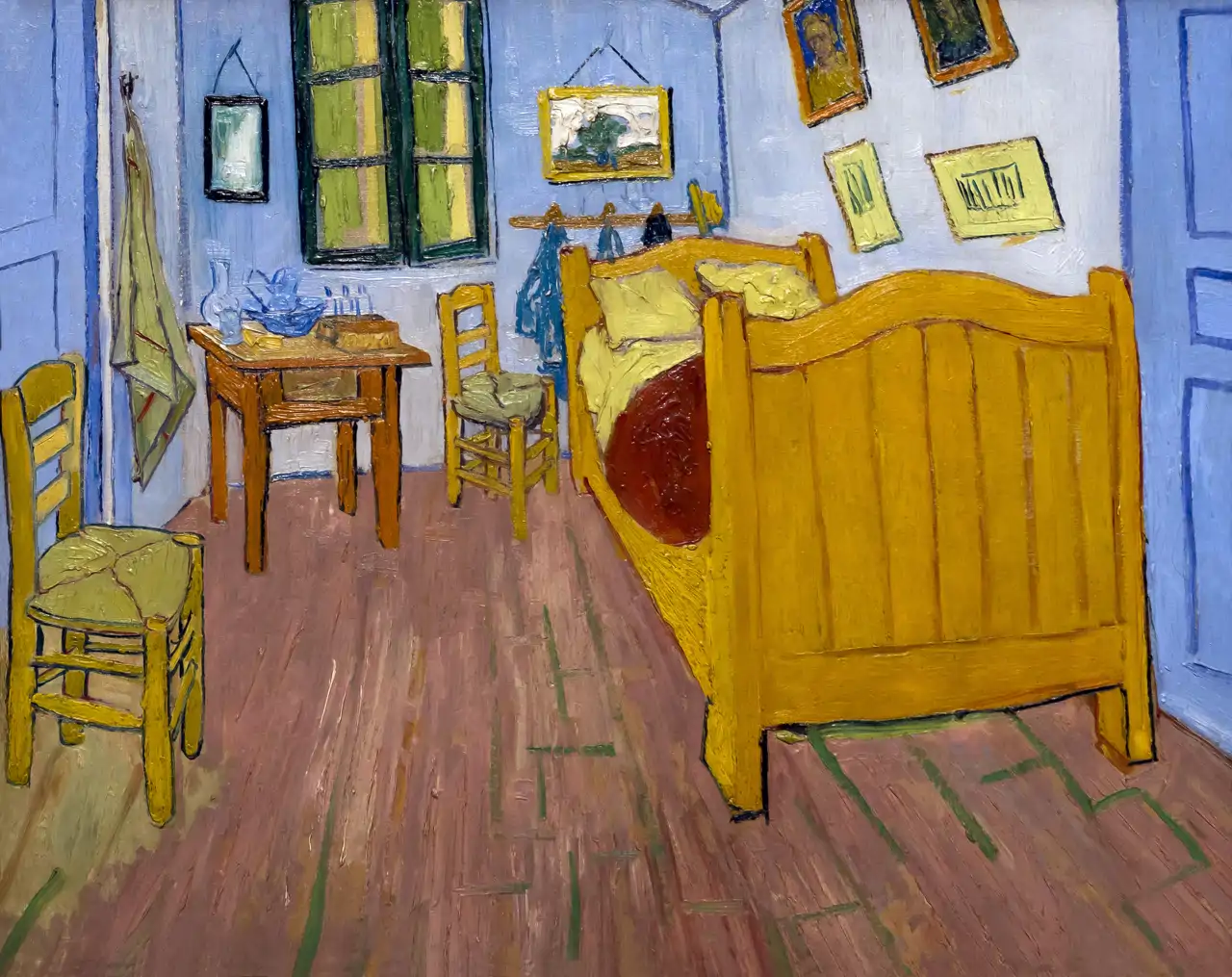 El dormitorio de Van Gogh, un homenaje al arte japonés y una sencilla ...