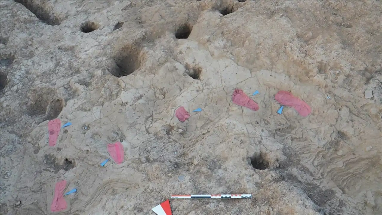 Descubren misteriosas huellas humanas de hace 7.000 años