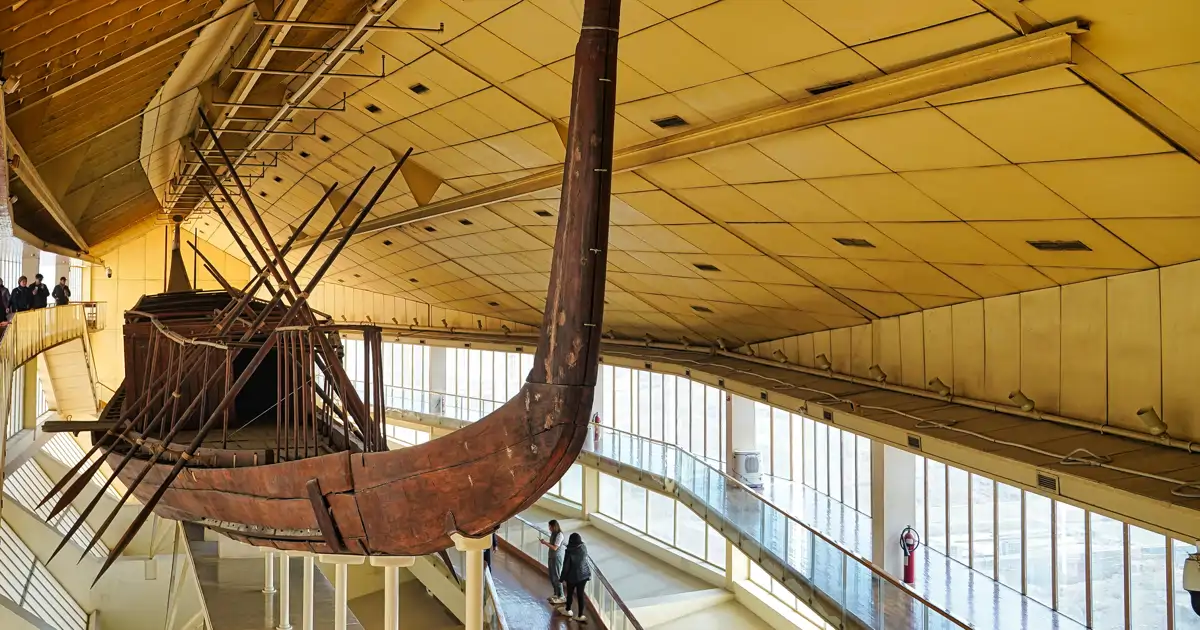 La barca solar de Keops, el espectacular navío que se podrá ver en el ...