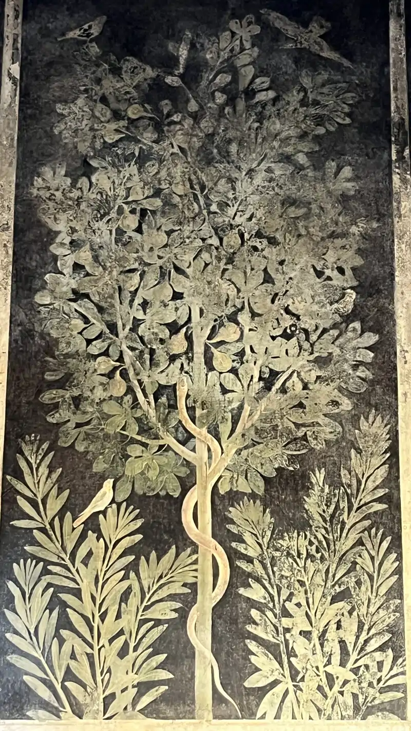 El misterioso fresco de Pompeya que describe el Paraíso
