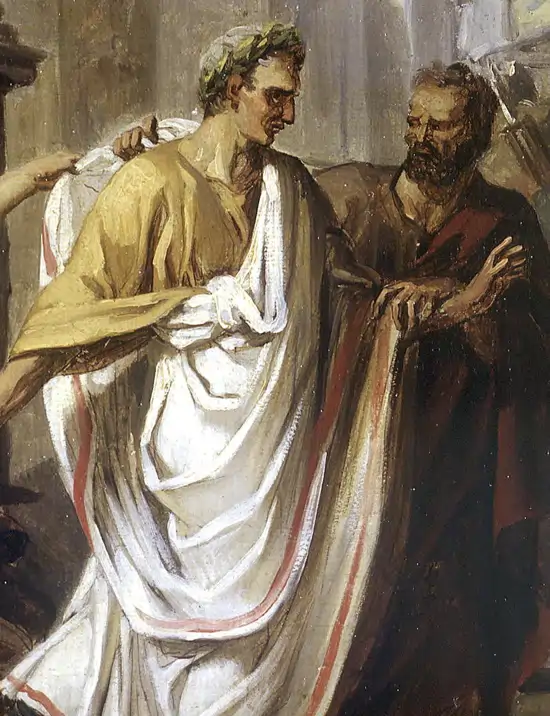 Soy Julio César y un vidente me ha advertido que hoy seré asesinado ...