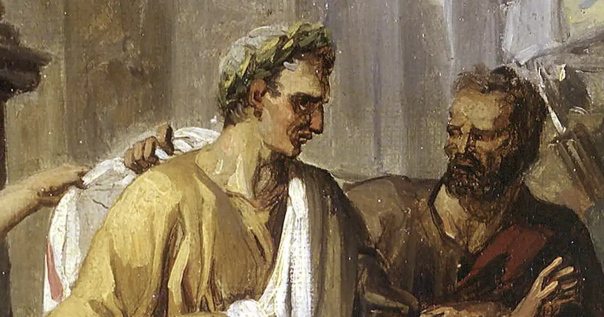 Soy Julio César y un vidente me ha advertido que hoy seré asesinado ...